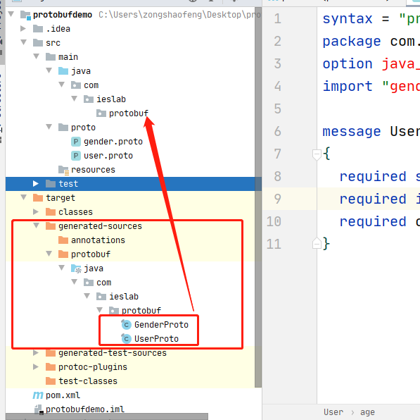IDEA集成Protobuf，拒绝使用protoc命令，方式很优雅_exception running protoc-CSDN博客