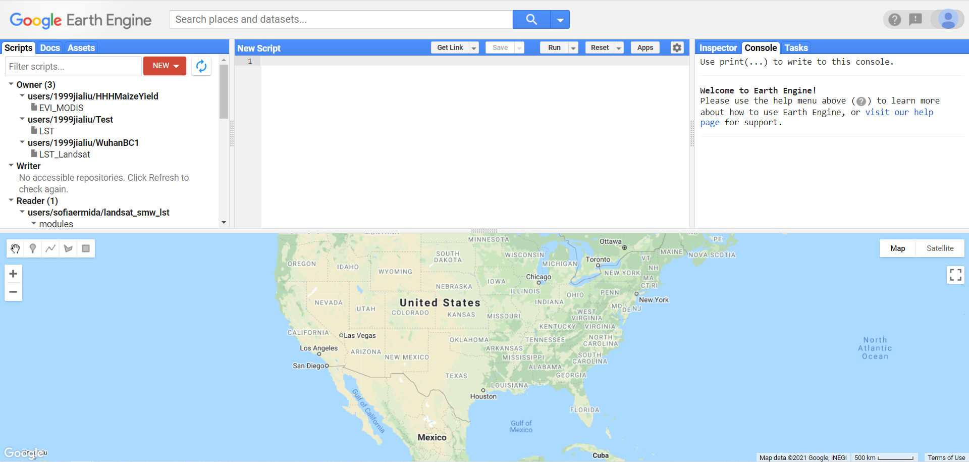 基于Google Earth Engine Explorer谷歌地球引擎GEE浏览界面实现遥感影像地物监督分类_用代码运行遥感地图的网站-CSDN博客