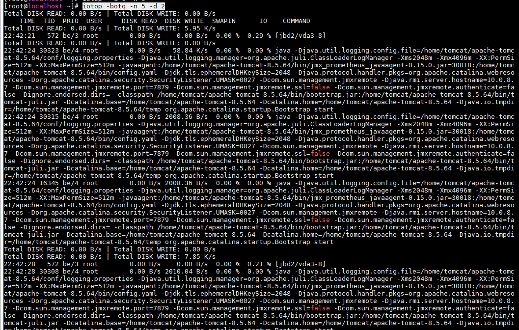 Linux下查看磁盘IO使用工具之iotop_iotop怎么看-CSDN博客