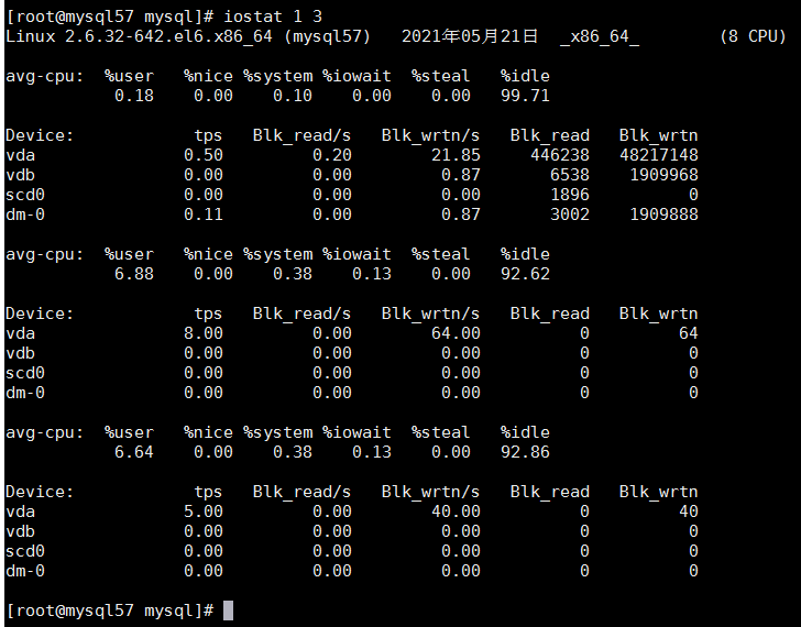 Linux下查看磁盘IO使用工具之iostat_linux iostat查看磁盘io-CSDN博客