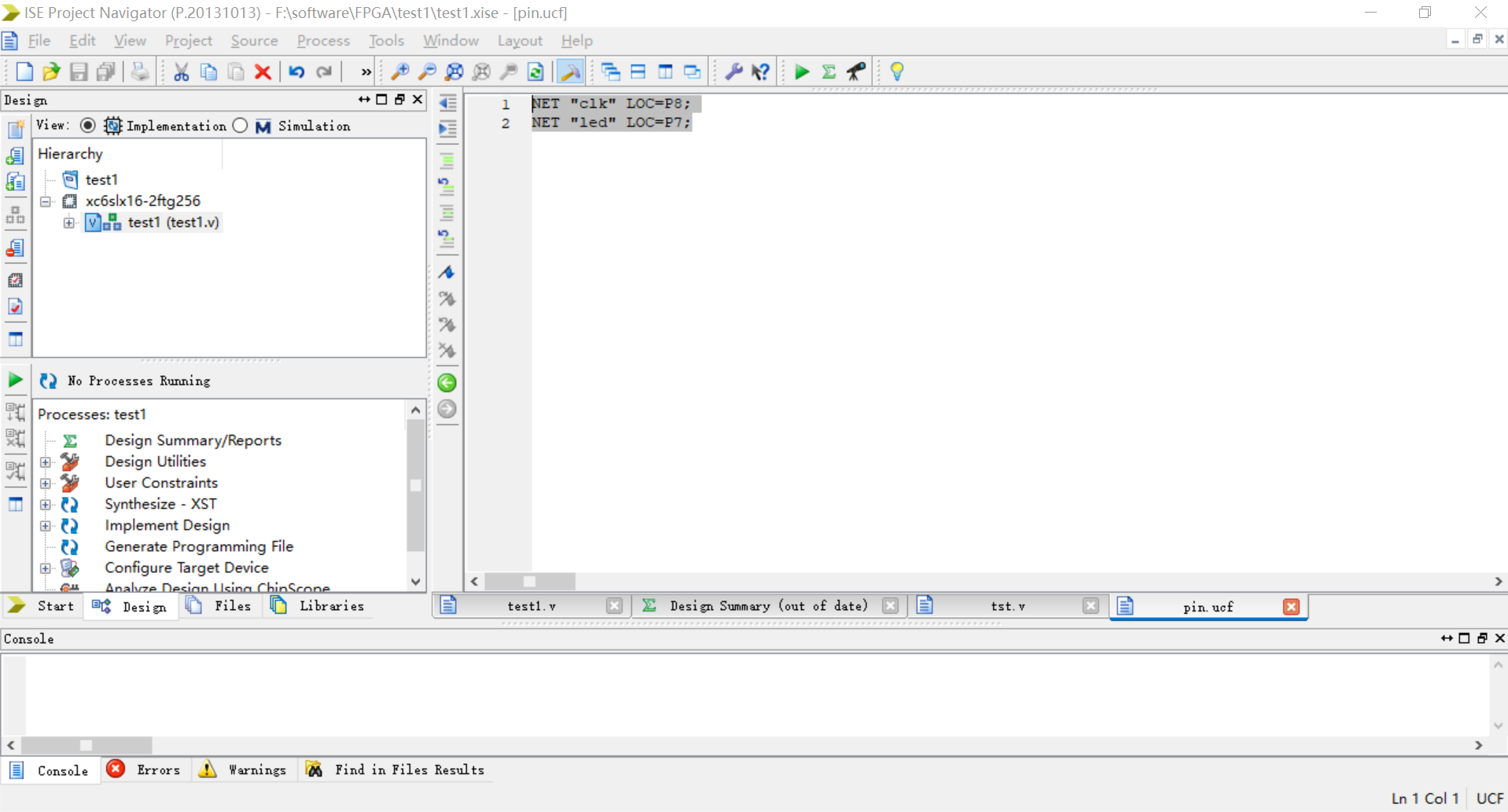 SPARTAN6 + Verilog - FPGA step by step 从0开始学习（1）_spartan6可以用vivado开发吗-CSDN博客