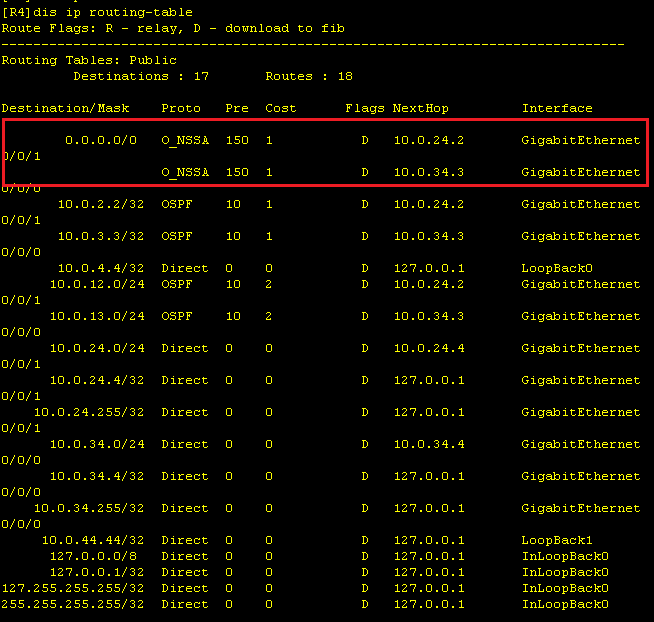 ENSP模拟实验OSPF NSSA区域_enspnssa-CSDN博客