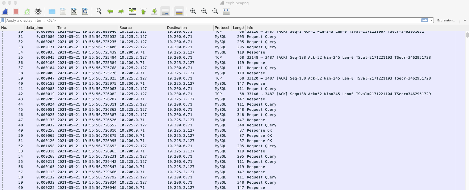 【网络协议】mysql协议数据包分析_mysql 协议 pcap-CSDN博客