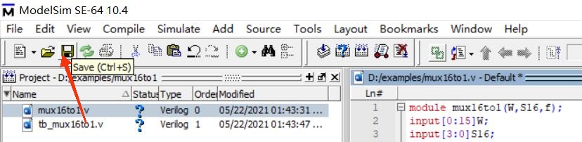 ModelSim SE-64 10.4的使用及书本121页个人实验_mmodelsimse10.4-CSDN博客