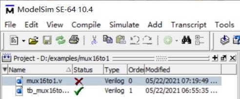 ModelSim SE-64 10.4的使用及书本121页个人实验_mmodelsimse10.4-CSDN博客
