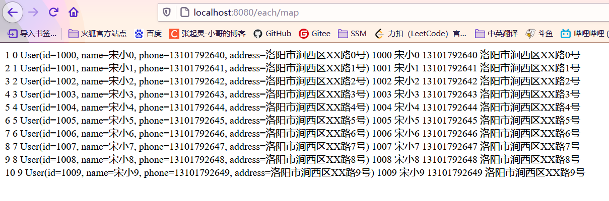 SpringBoot——Thymeleaf中使用th:each遍历数组、List、Map_thymeleaf th:each-CSDN博客
