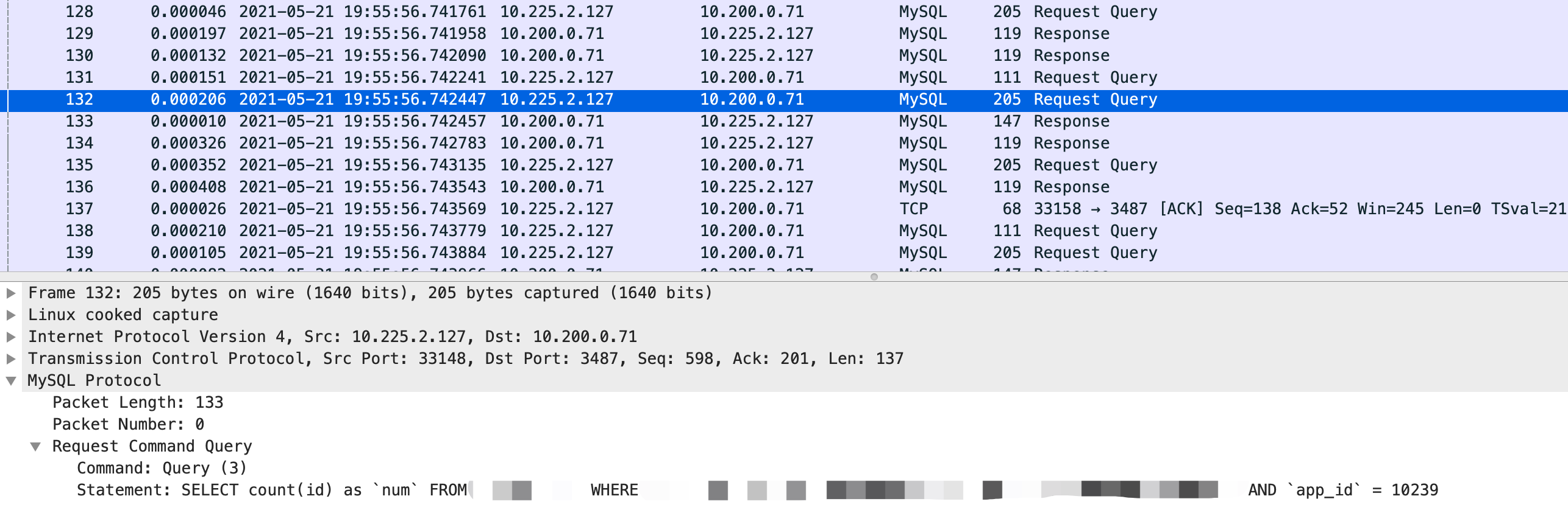【网络协议】mysql协议数据包分析_mysql 协议 pcap-CSDN博客