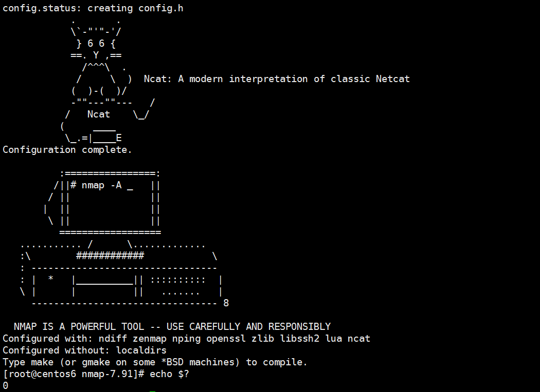 最新版本nmap工具集nmap-7.91的编译安装_ncat最新下载-CSDN博客