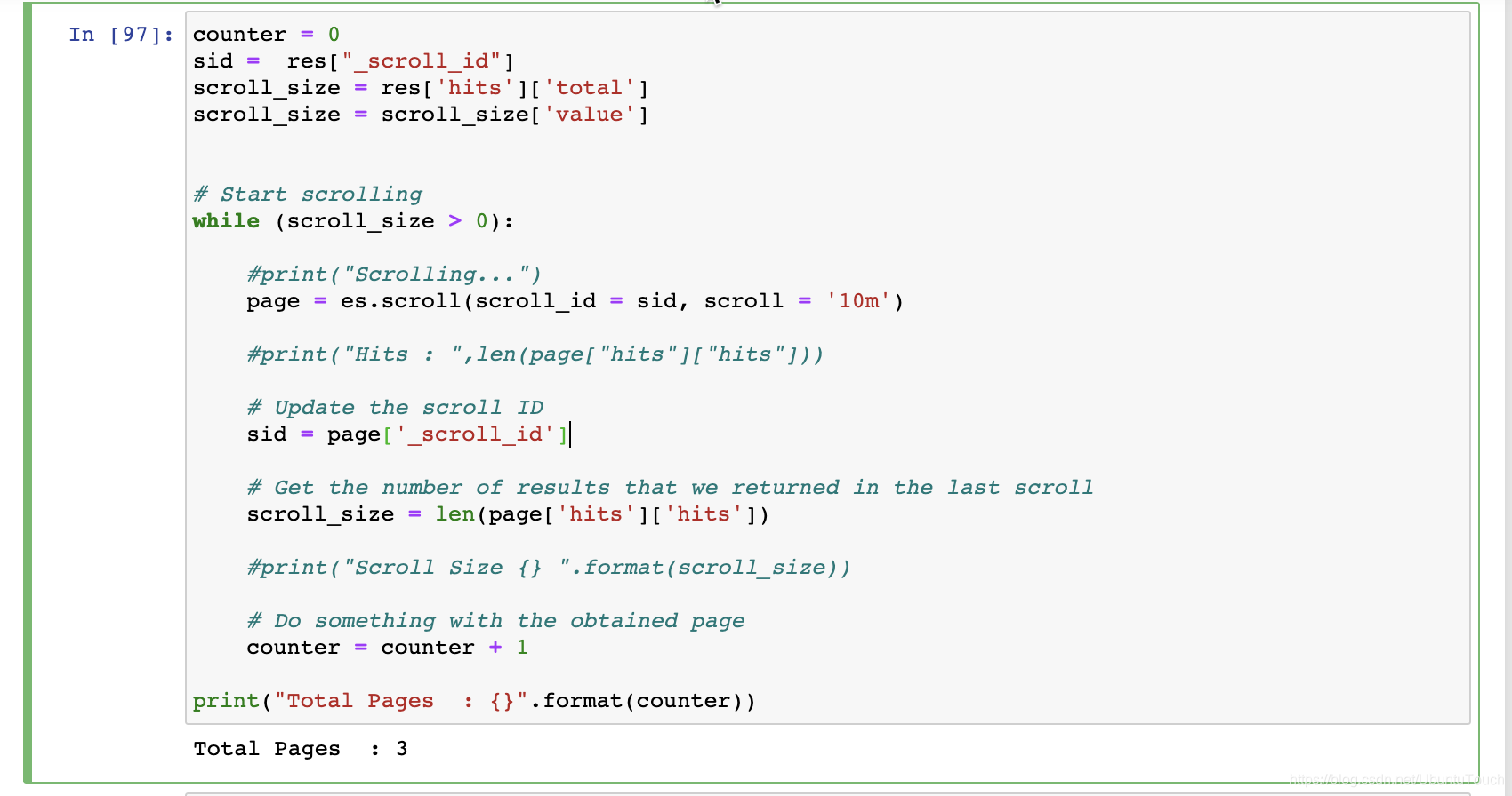 Elasticsearch:运用 Python 来实现对搜索结果的分页python Elasticsearch 分页 Csdn博客