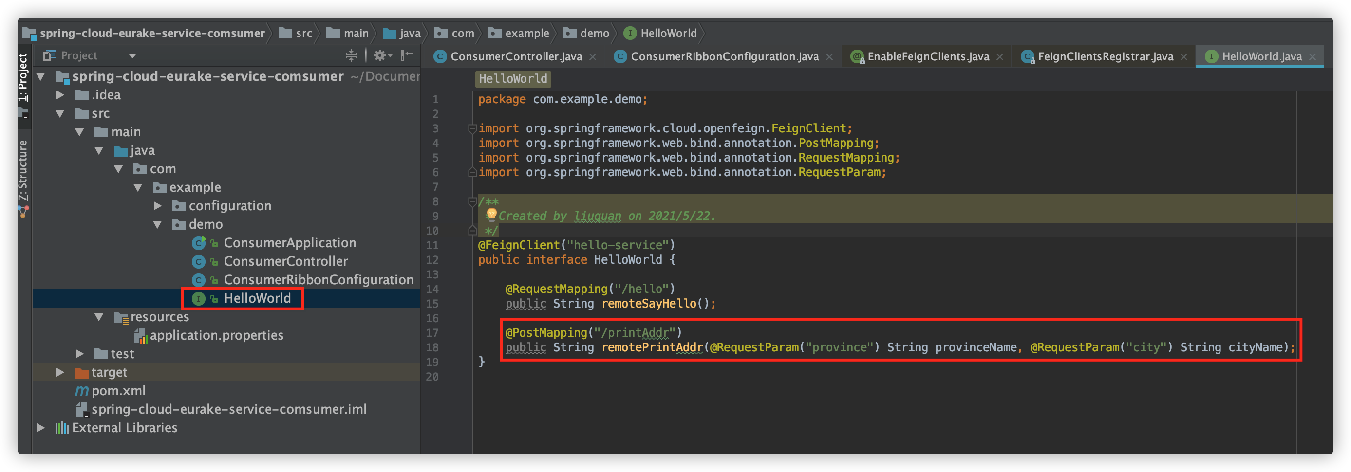 Spring Cloud OpenFeign 入参对象、返回值对象 无需和提供者一致_openfeign的服务消费端的方法以及参数都必须和消费提供方一样吗-CSDN博客