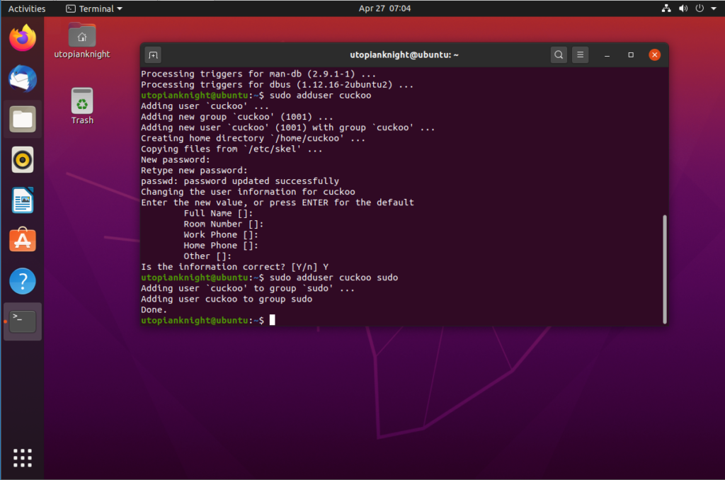 Ubuntu20.04系统Cuckoo sandbox所需环境搭建及安装(超详细图文)_cuckoosandbox-CSDN博客