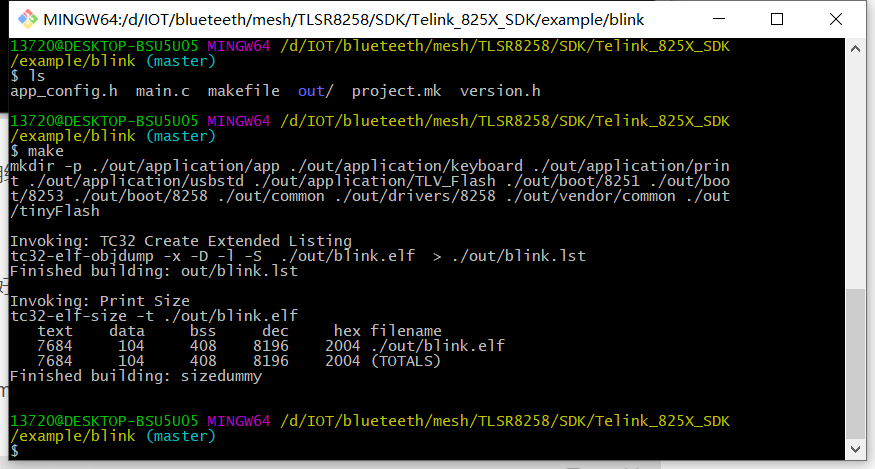 【TLSR825x】windows下开发环境搭建，固件烧录方法_tlsr8251开发环境搭建-CSDN博客