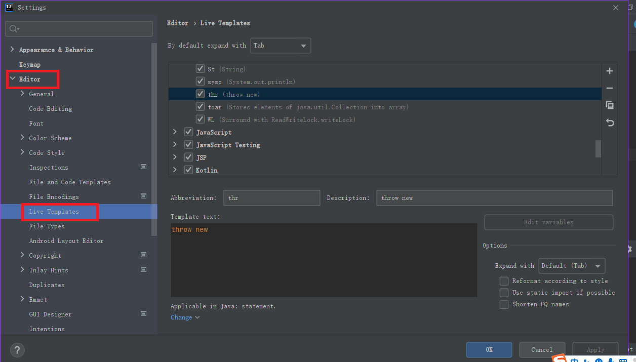 IDEA2021自定义代码自动补全（如syso）_idea2021自动补全-CSDN博客