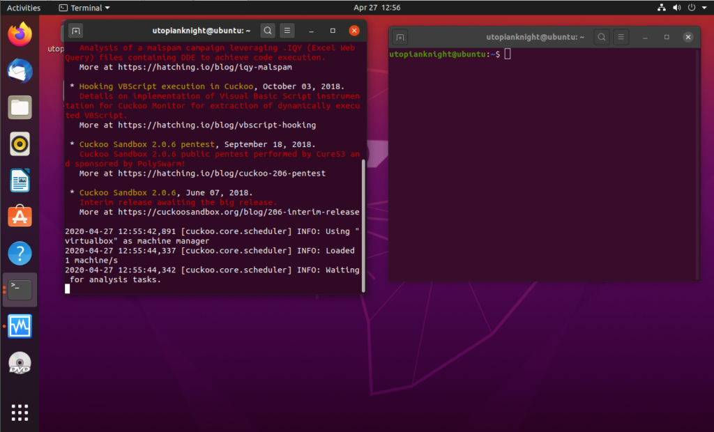 Ubuntu20.04系统Cuckoo sandbox所需环境搭建及安装(超详细图文)_cuckoosandbox-CSDN博客