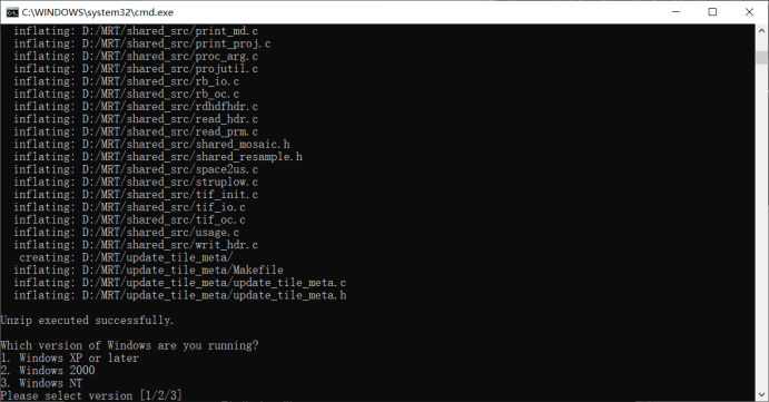 MODIS处理软件MRT的安装_windows xp or later-CSDN博客