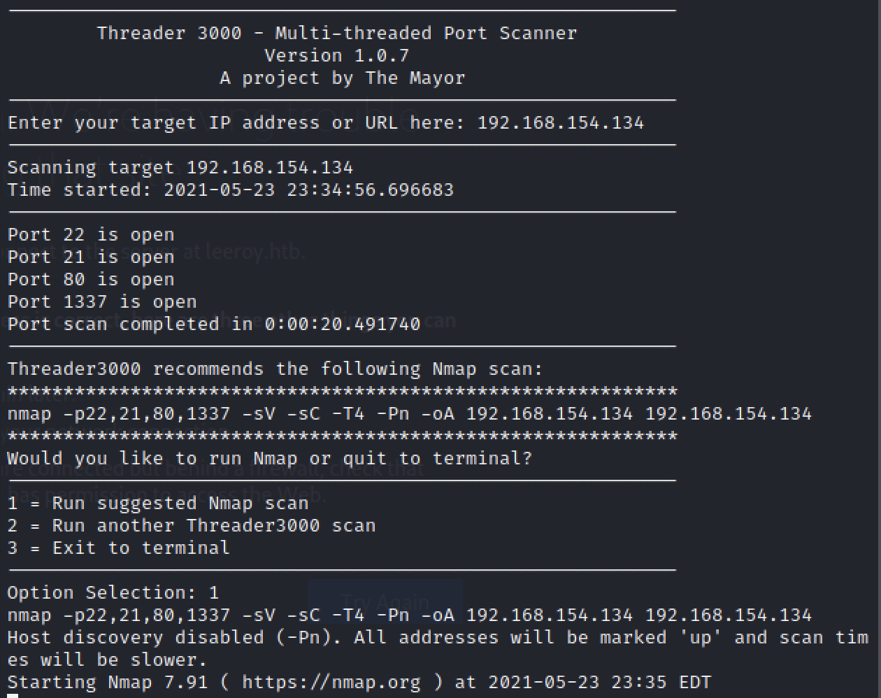快速端口扫描工具threader3000-CSDN博客