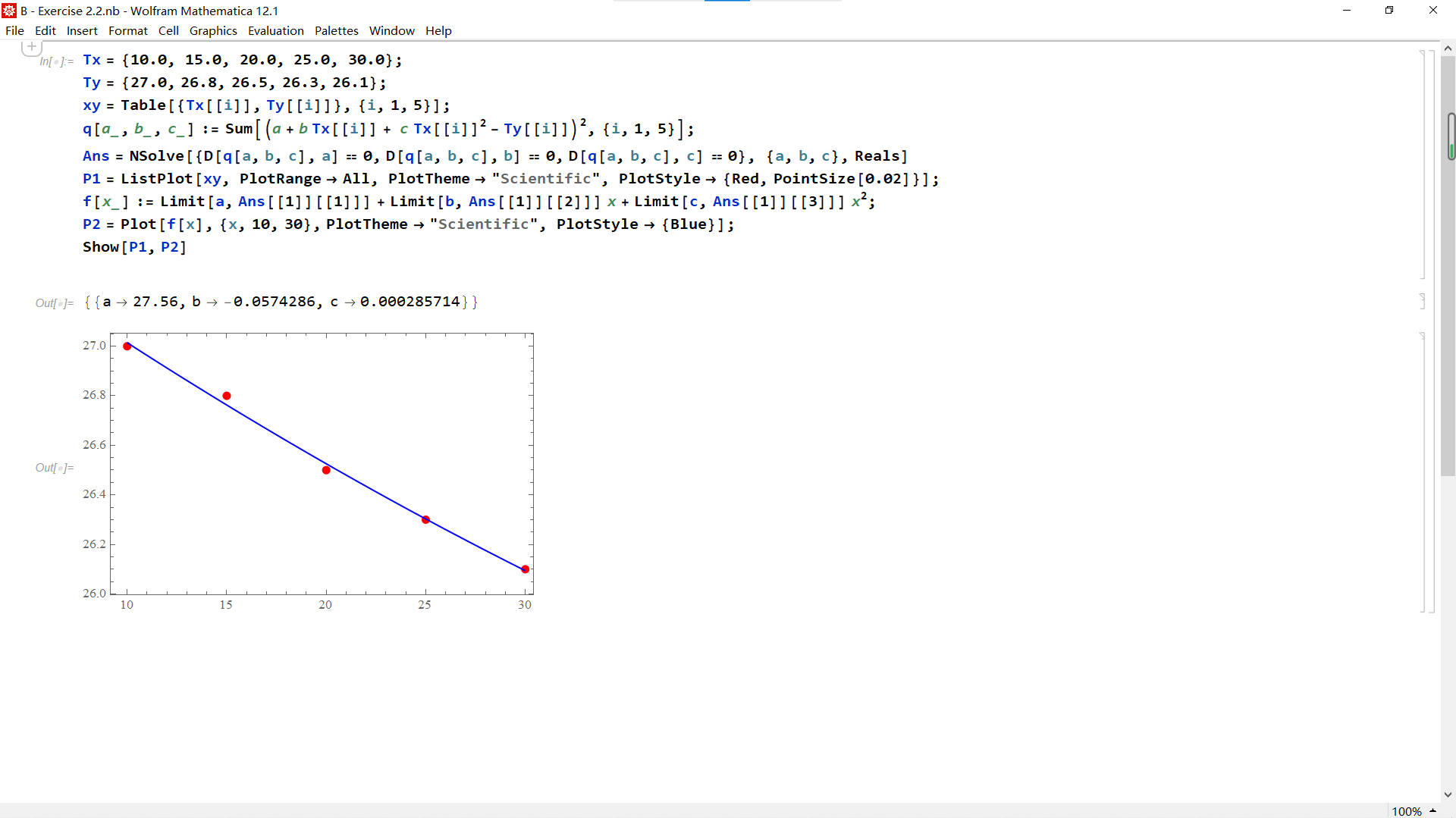 【Mathematica】 最小二乘法_mathematica最小二乘法-CSDN博客