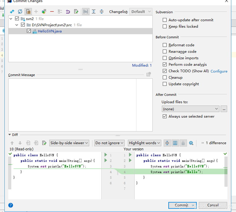 使用Idea将本地项目上传至SVN远程仓库_idea 中share directory-CSDN博客