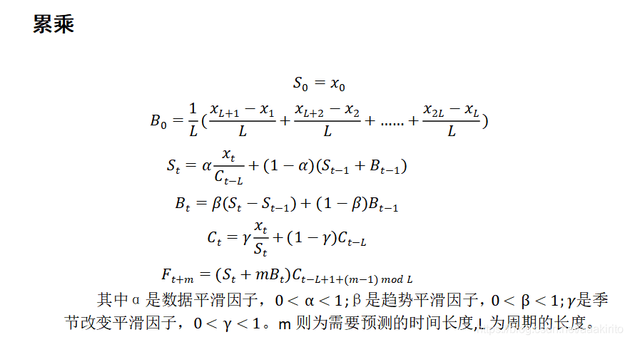 趋势预测方法(五)holt Winters模型时序递推预测holtwinters模型 Csdn博客