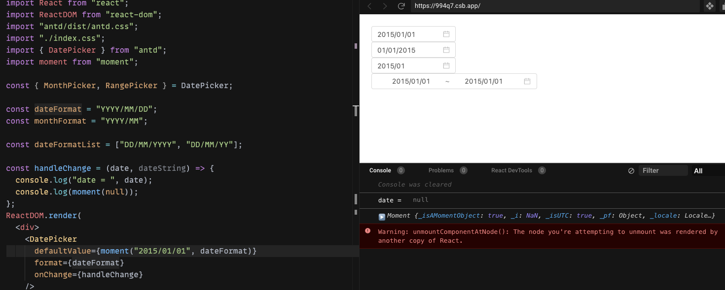 antd版本升级DatePicker缺省值由undefined变为null_antd 不是一个有效的undefined-CSDN博客