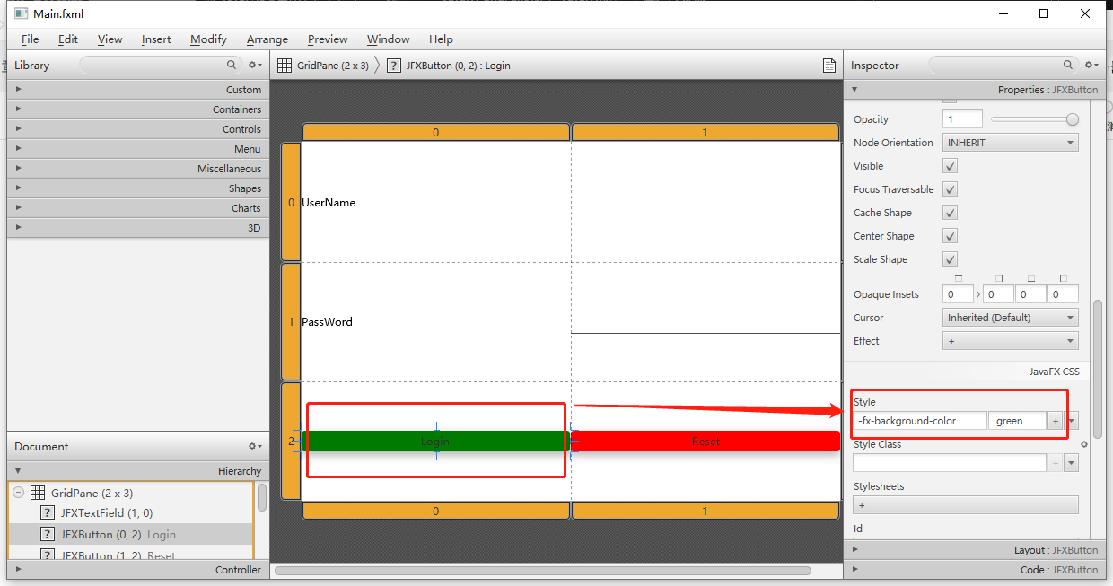 JavaFX SceneBuilder设置按钮的背景颜色_scenebuilder 怎么设置颜色-CSDN博客