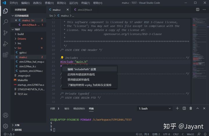 VScode开发STM32_vscode stm32 includepath-CSDN博客