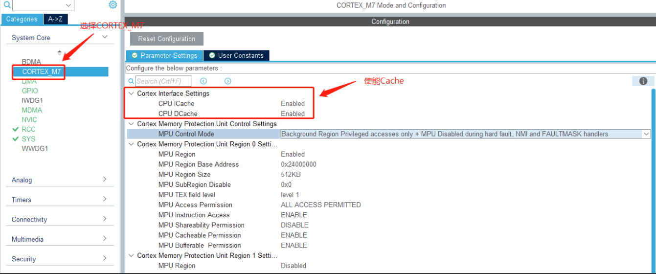 STM32H743+CubeMX-梳理MPU的设置_background region privileged accesses only-CSDN博客