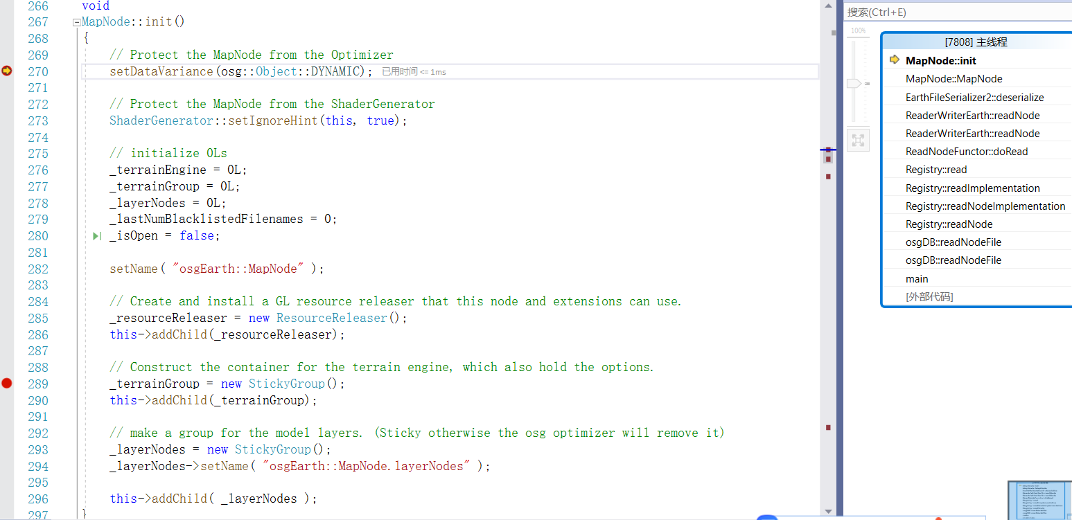 调试osgEarth(九）地图节点MapNode的构建过程（1）--获得mapNode-CSDN博客
