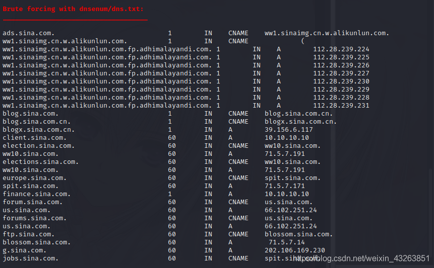 kail-信息收集之DNS解析（dnsenum、dnsrecon、dnswalk）-CSDN博客