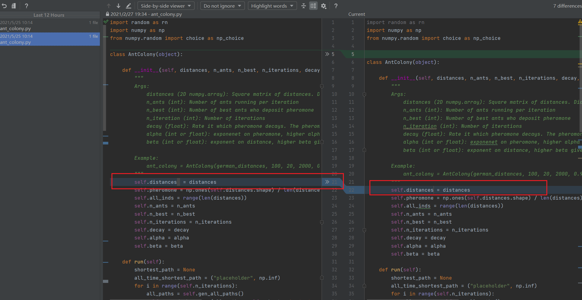 Pycharm 如何查看代码修改历史|回滚代码_pycharm回滚后没有本地历史记录-CSDN博客