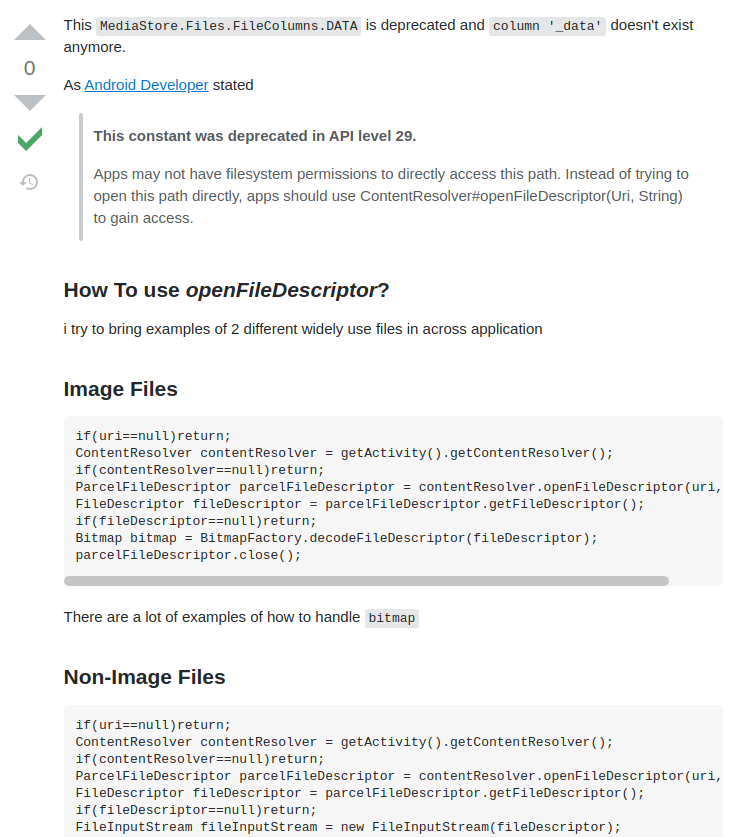 ContentResolver：column ‘_data‘ does not exist. Available columns: [document_id, mime_type ...