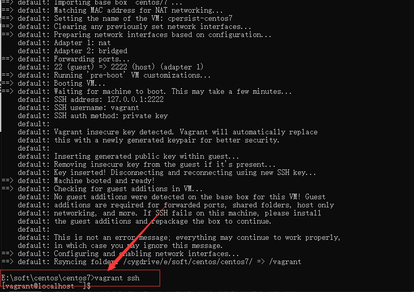 vagrant ssh连接不上解决，vagrant up长时间没有反应_vagrant ssh没反应-CSDN博客