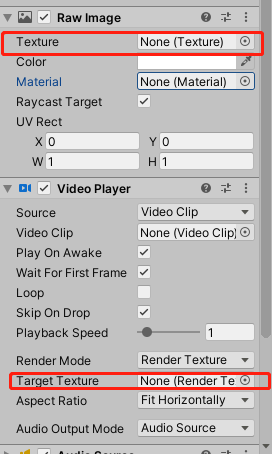 使用Raw Image和Unity自带的视频播放插件Video Player_unity videoplayer 播放rawimage-CSDN博客