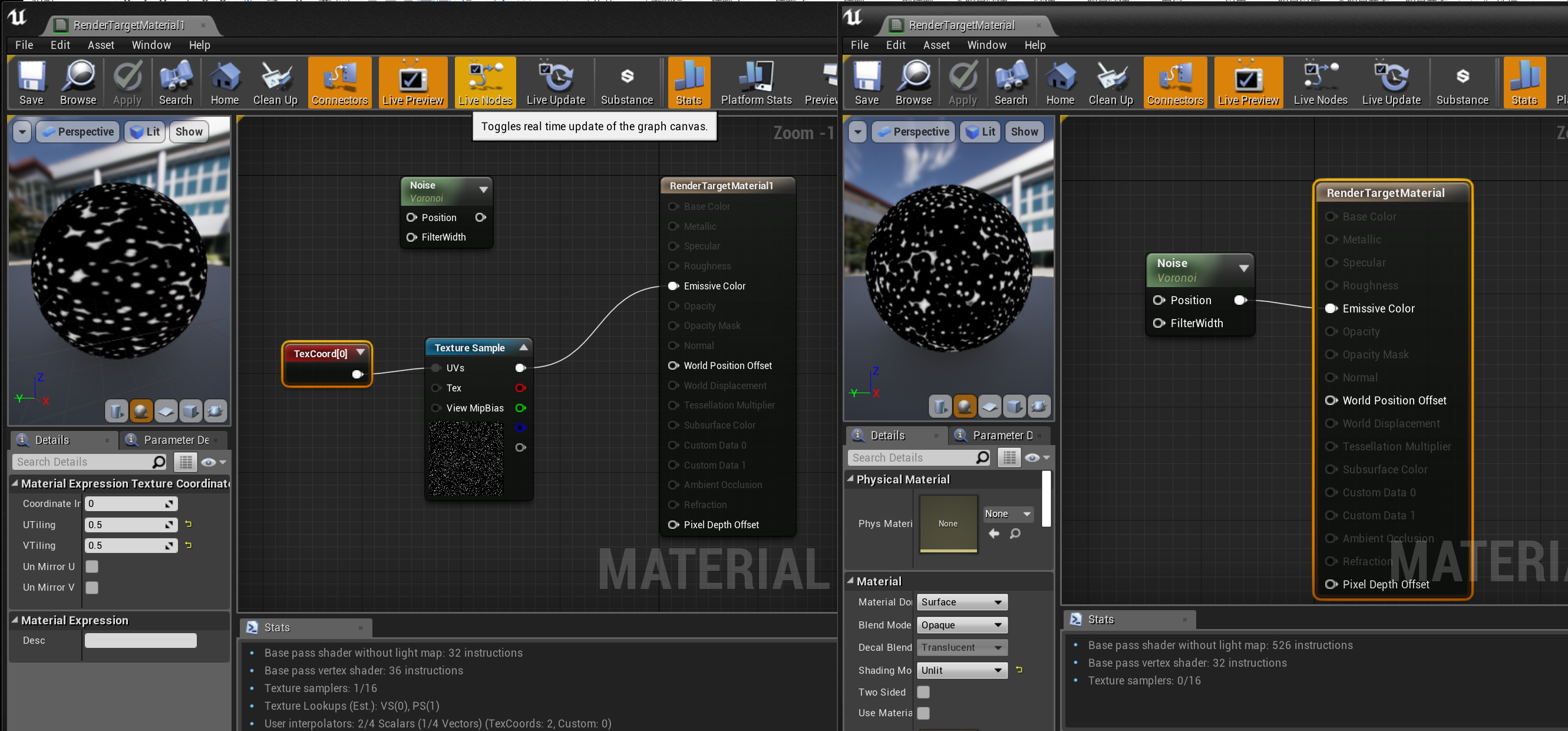 UE4 使用RenderTarget创建新贴图，替代消耗资源的材质。_ue 怎么在image上渲染texturerendertarget2d 不用材质-CSDN博客