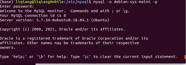 Ubuntu 18.04 安装mysql 查看默认密码以及修改密码_ubuntu mysql 密码-CSDN博客