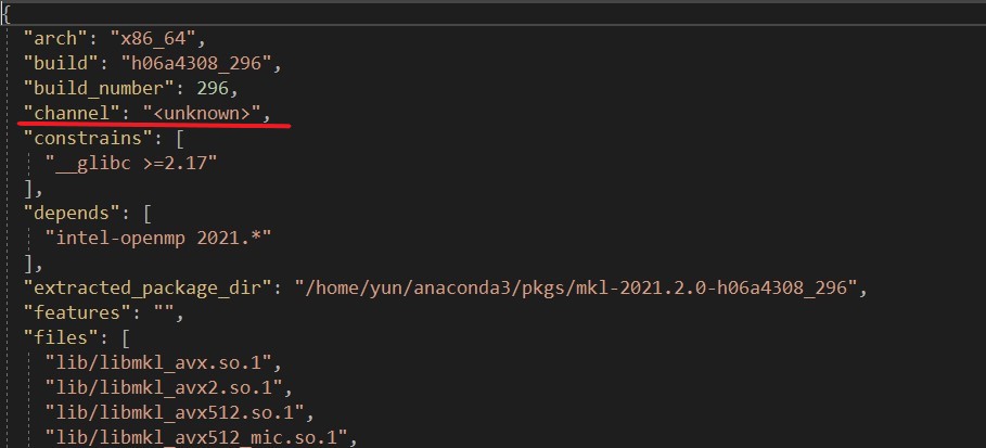 conda 离线安装本地python包，channel为 unkown 或 ＜path/to/file＞ 的问题 （本人在安装 tensorflow2.2.0 时遇到）_anaconda ...