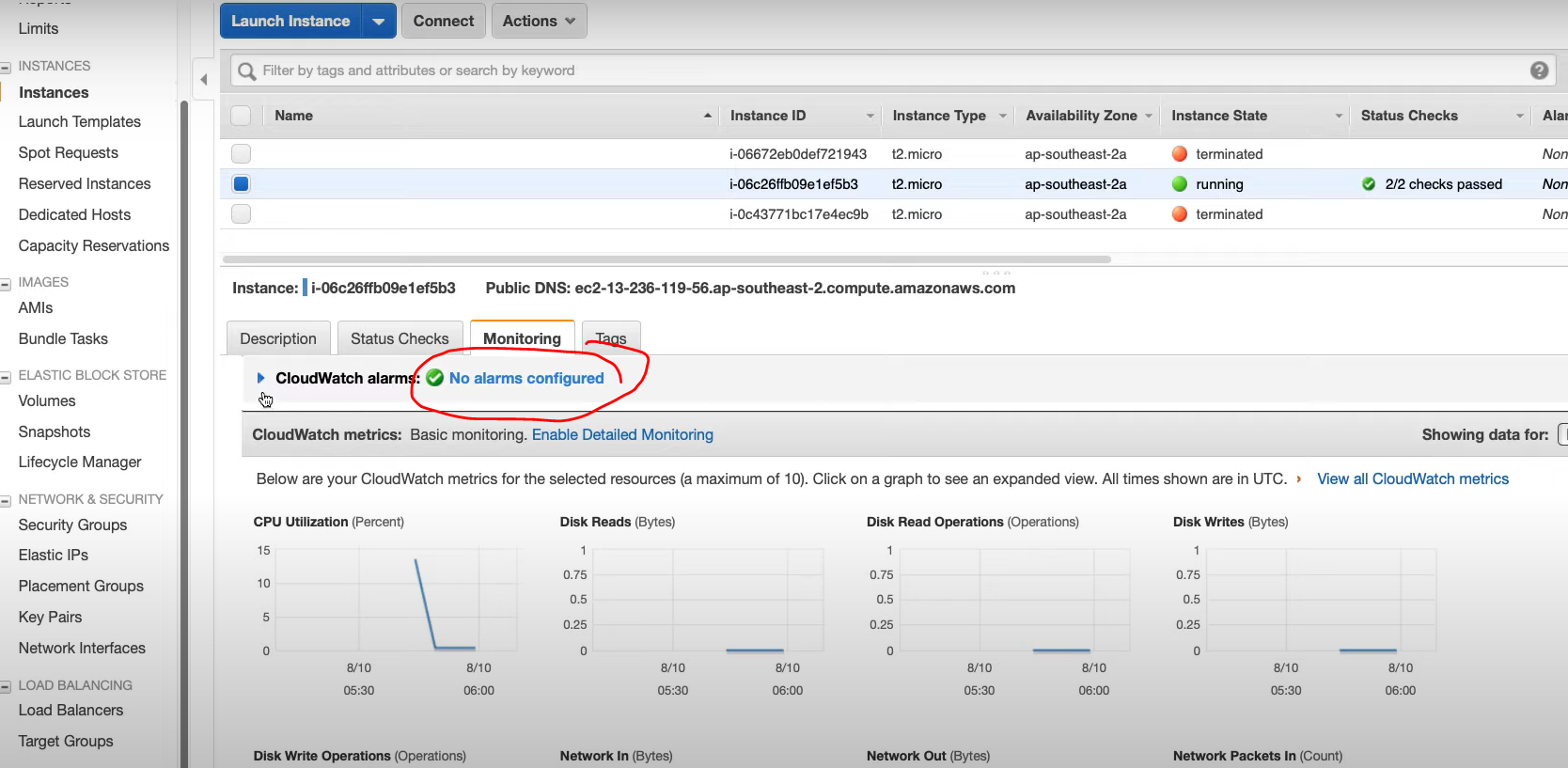 AWS EC2 instance 监控、告警_aws配置内存使用告警-CSDN博客
