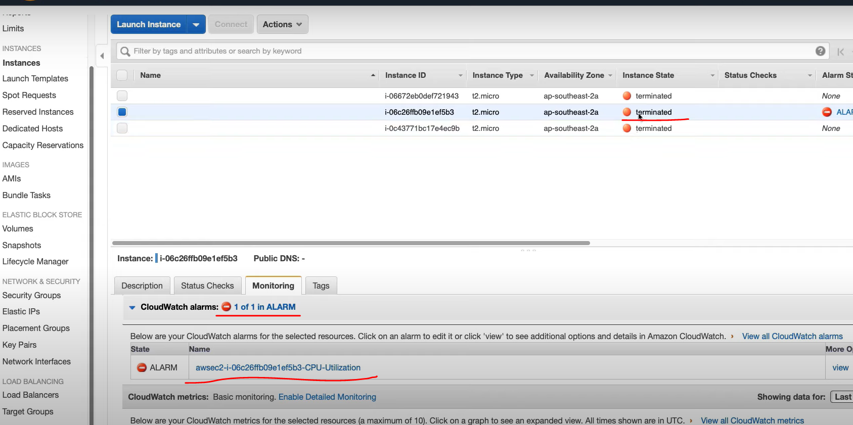 AWS EC2 instance 监控、告警_aws配置内存使用告警-CSDN博客