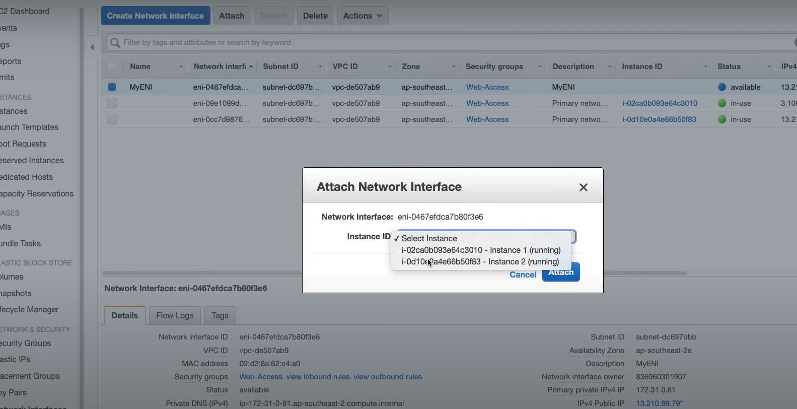 AWS EC2 instance IP网络 - Private/Public/Elastic IP address_aws eth0地址-CSDN博客
