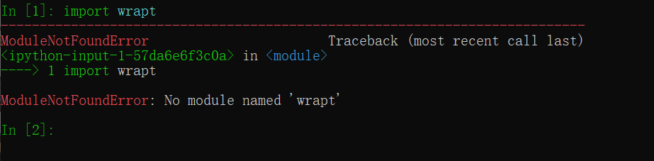 No Module Named ‘wrapt‘错误解决方法modulenotfounderror No Module Named Wrapt Csdn博客 