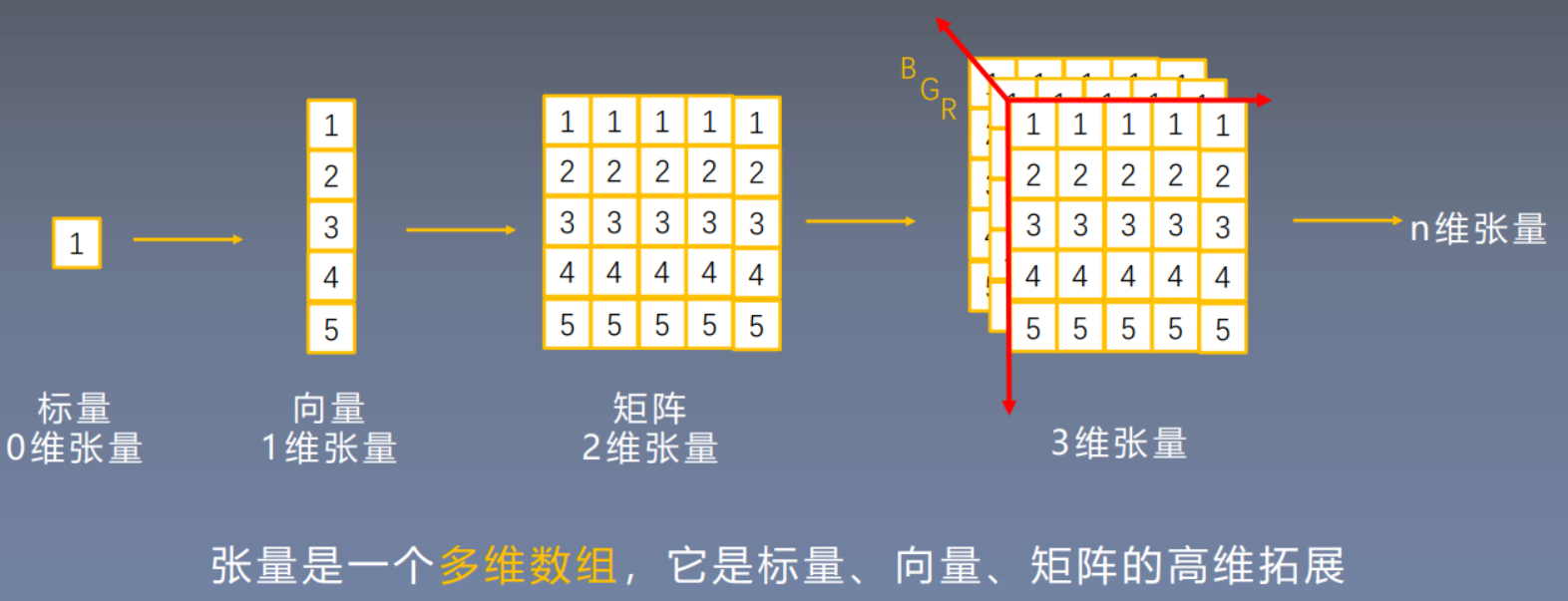Tensor的几种形状和创建_tensor形状-CSDN博客