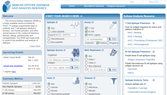 免疫表位数据库(IEDB)数据下载操作实例_iebd-CSDN博客