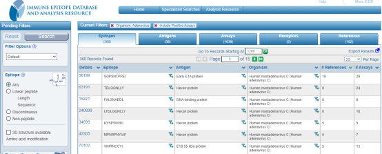 免疫表位数据库(IEDB)数据下载操作实例_iebd-CSDN博客