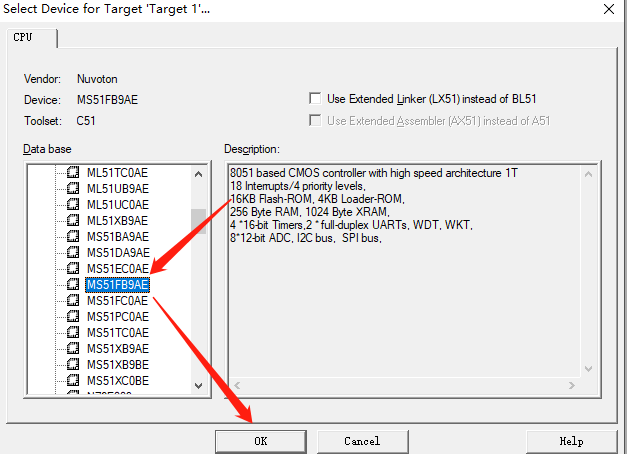 新塘MS51单片机之MS51FB9A的工程创建_ms51fb9ae外接晶振-CSDN博客