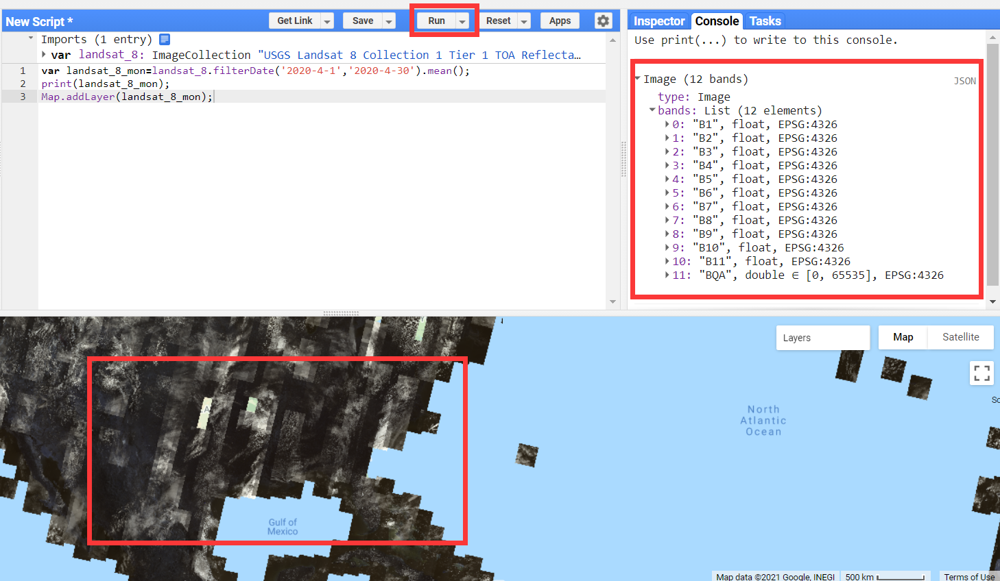 Google Earth Engine谷歌地球引擎GEE数据导入后筛选并显示_谷歌卫星地图导入gee-CSDN博客