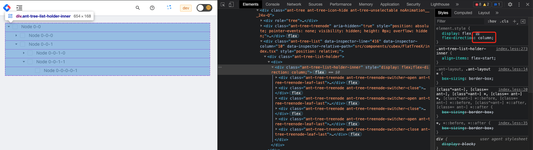 基于Ant Design Tree 实现的最末端叶子节点横向显示_antd tree给叶子节点横向展示-CSDN博客