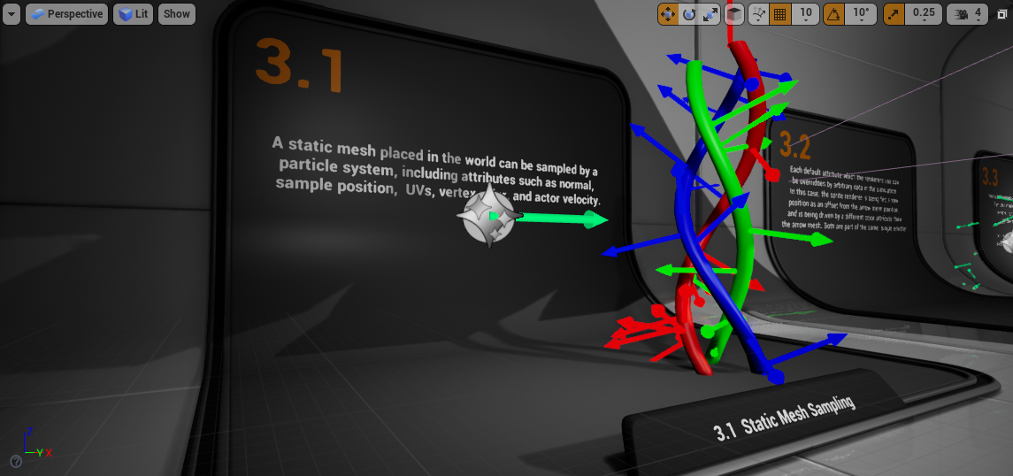 Niagara内容示例 3.1 Static Mesh Sampling_sample static mesh-CSDN博客