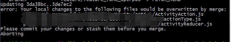 git==冲突问题_hint: please, commit your changes before merging.-CSDN博客