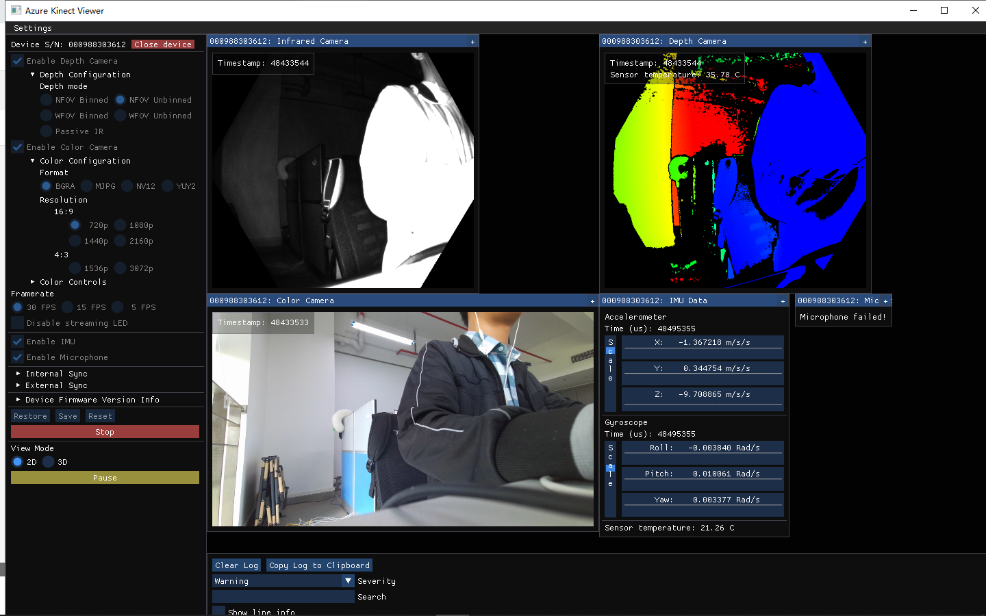 Kinect Azure DK 入门学习（一）——环境设置_azure kinect skd transfermer环境配置-CSDN博客