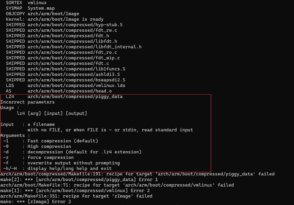 RK3288 android 11编译报LZ4的错误_refusing to read from a console-CSDN博客
